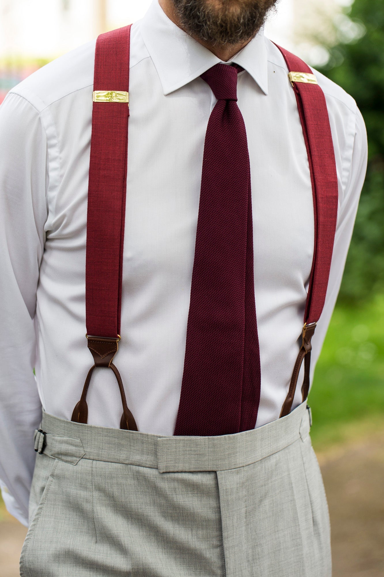 Bamboo - Burgundy – sharp&dapper
